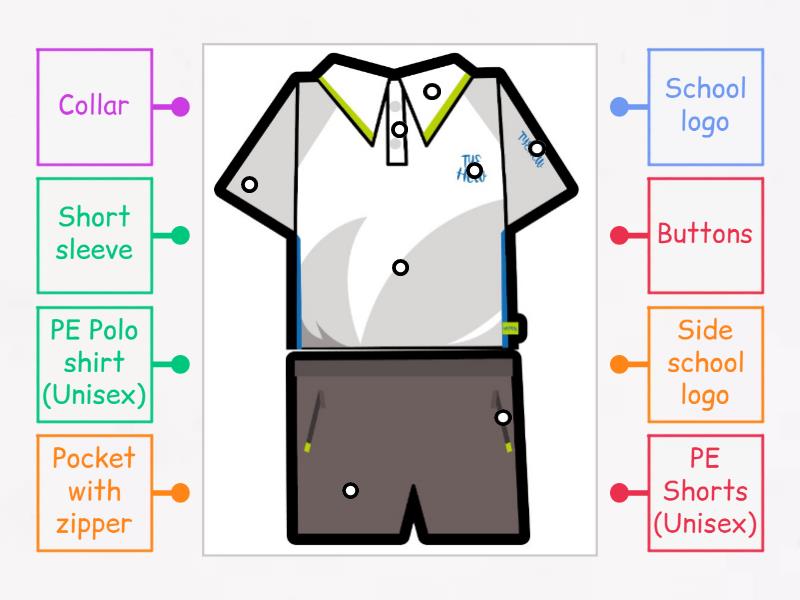 P4-6 Uniform - Labelled diagram