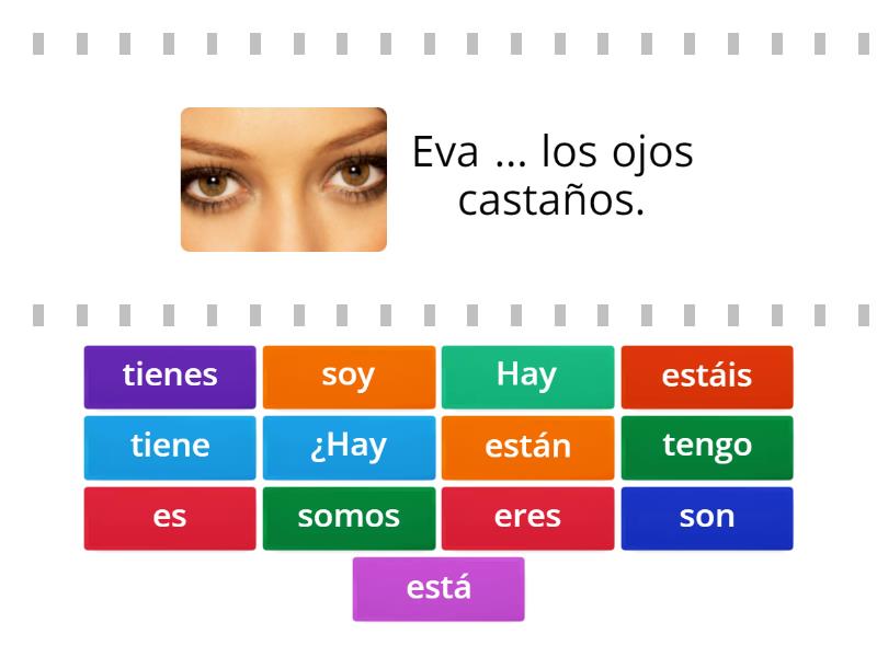 ser/estar/tener/hay - Find the match