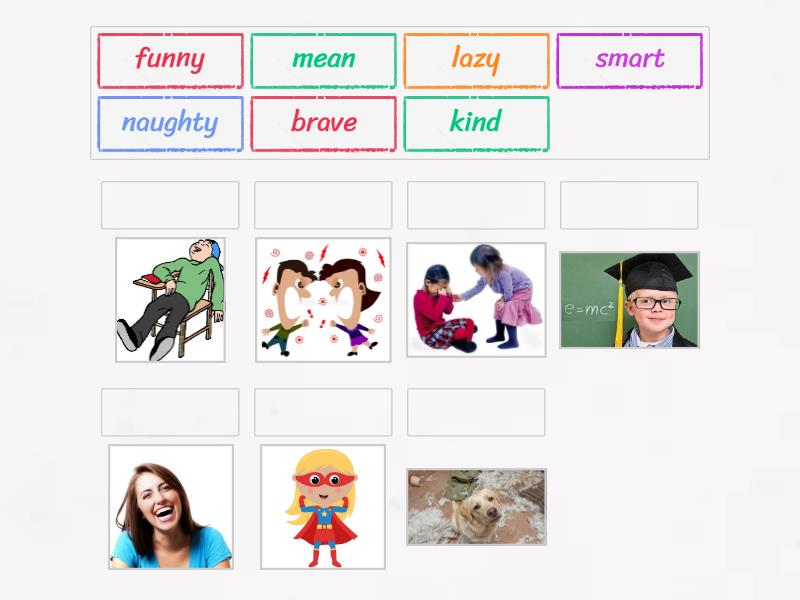 Character Traits - Match up