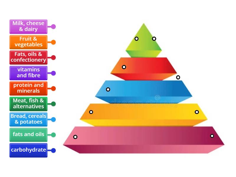 08-Food Pyramid - Labelled diagram