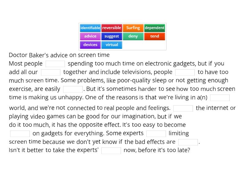 Technology - Complete the sentence