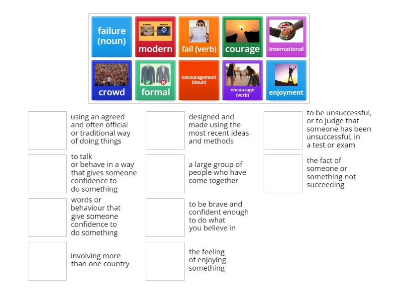 Grade 4 week 16 content words - Match up
