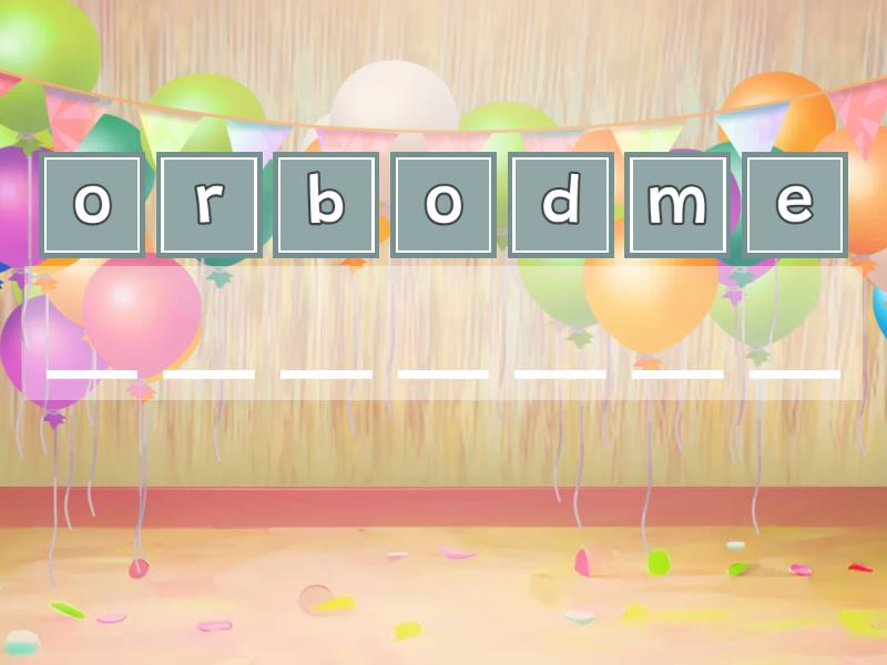 Resource for 1st grade - Anagram