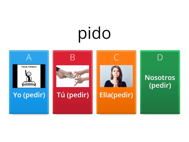 Verbo Pedir HS - Quiz