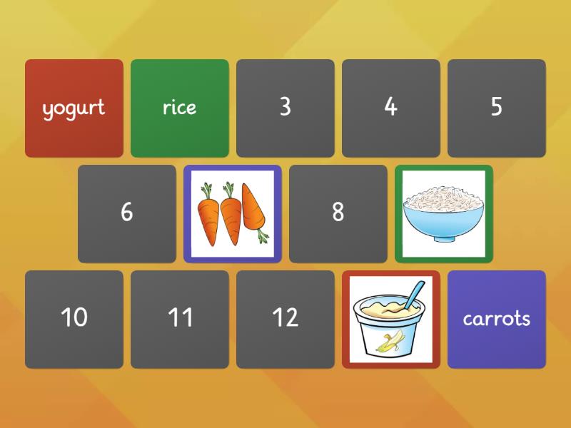 U5-Food - Matching pairs
