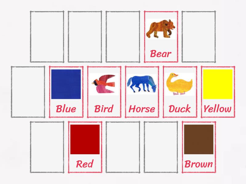 "Brown Bear, Brown Bear, What do you see?" - Memory