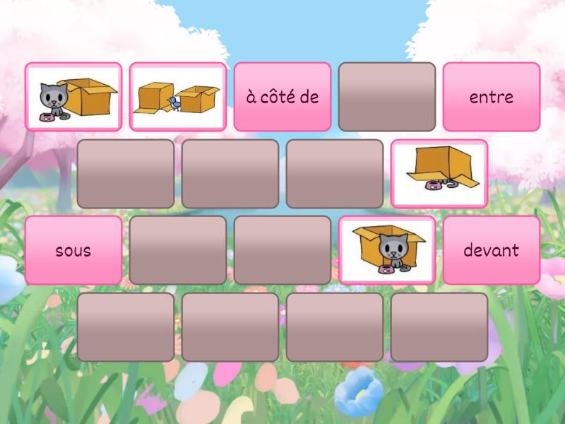 6.2-Preposition of Place - Matching pairs