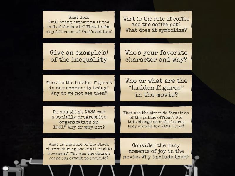 Hidden Figures_Discussion Questions - Flip tiles