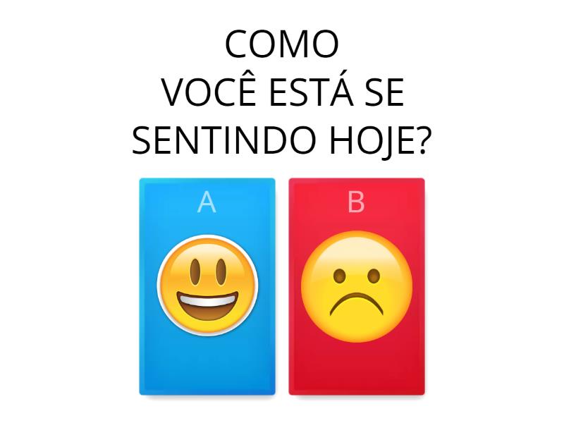 Emoções - Questionário