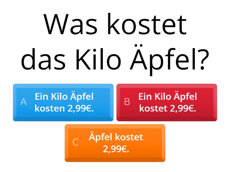 Was Kostet Ein Kilo