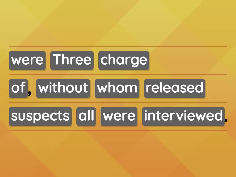 5A Relative pronouns: none of whom/all of which/some of whose - Unjumble