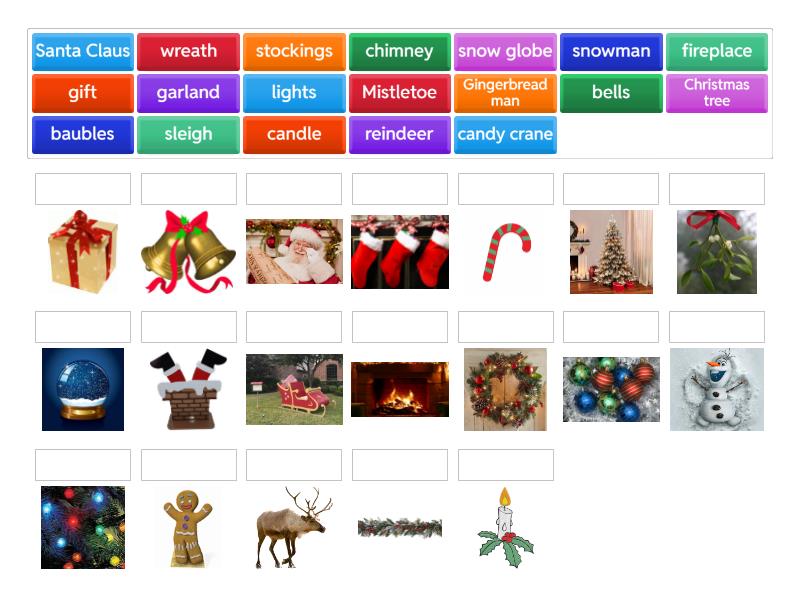 CHRISTMAS - Match up