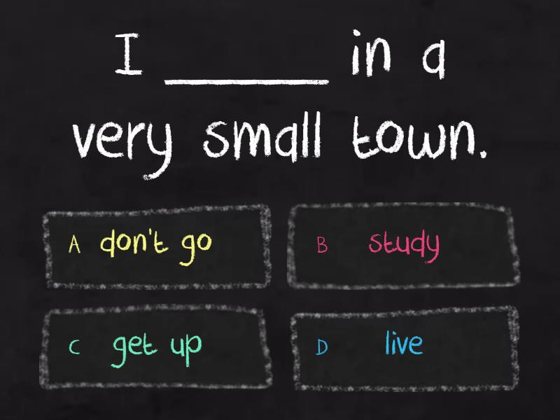 5B Beginners Present Simple (I/you/we/they)+- - Quiz