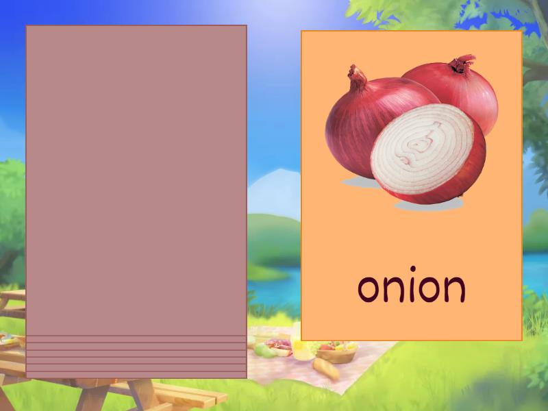 Vegetables 1 - Speaking cards