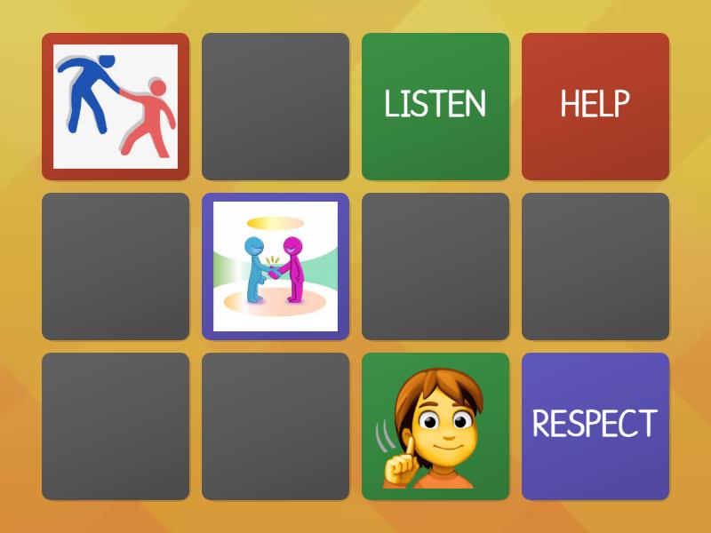 Classroom Rules - Matching pairs