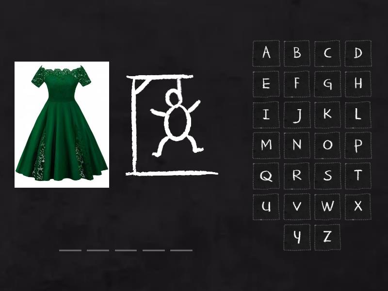 GG 2 Unit 1 Clothes_ - Hangman