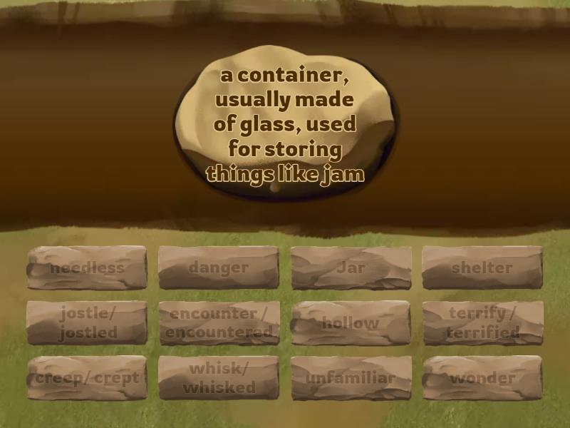 Week 3 Vocab 1-12 -- A Froggy Fable - Find the match