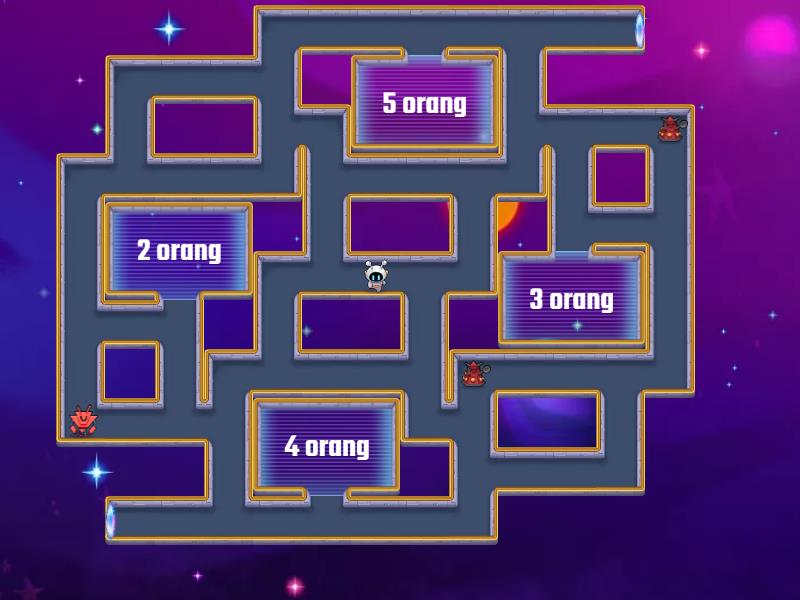 Soal Evaluasi Diagram Batang - Maze chase