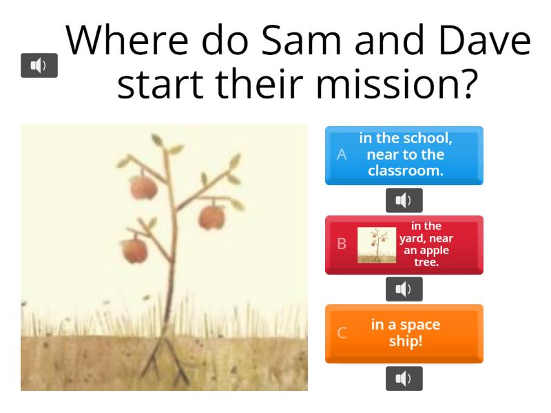 "Sam & Dave Dig a Hole" Reading Comprehension - Quiz