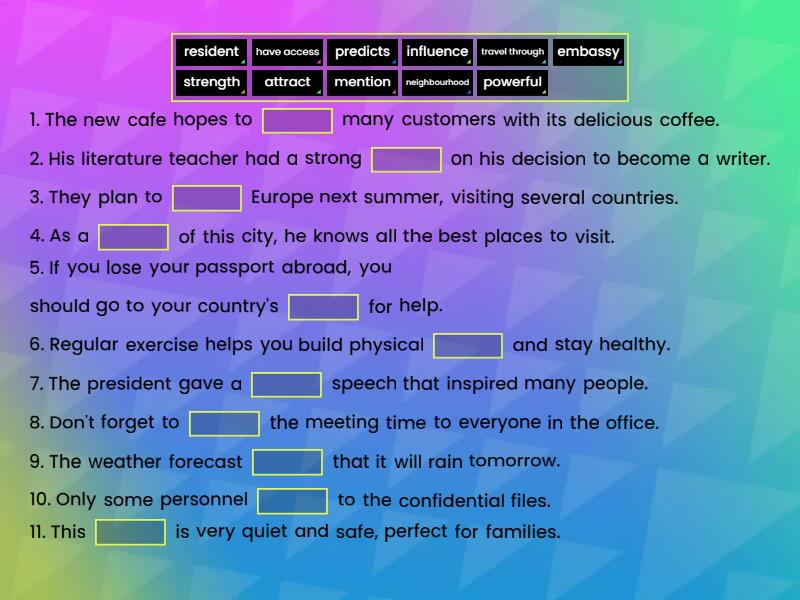 Explorer Reading 1 - 5B. Citites - general vocabulary review in ...