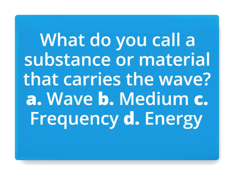 Flashcards (Waves) - Flash cards