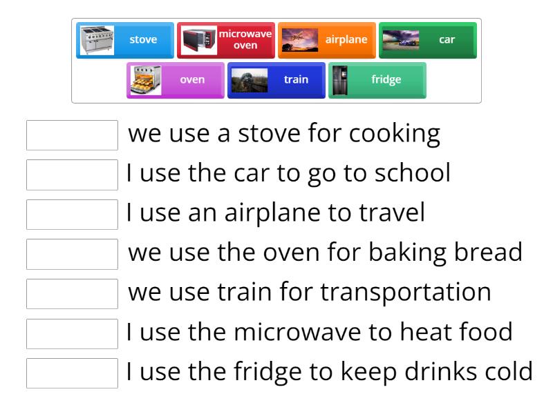 Machines we use every day - Match up