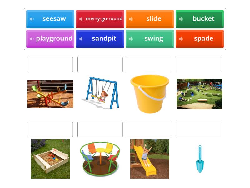 On the playground - Match up