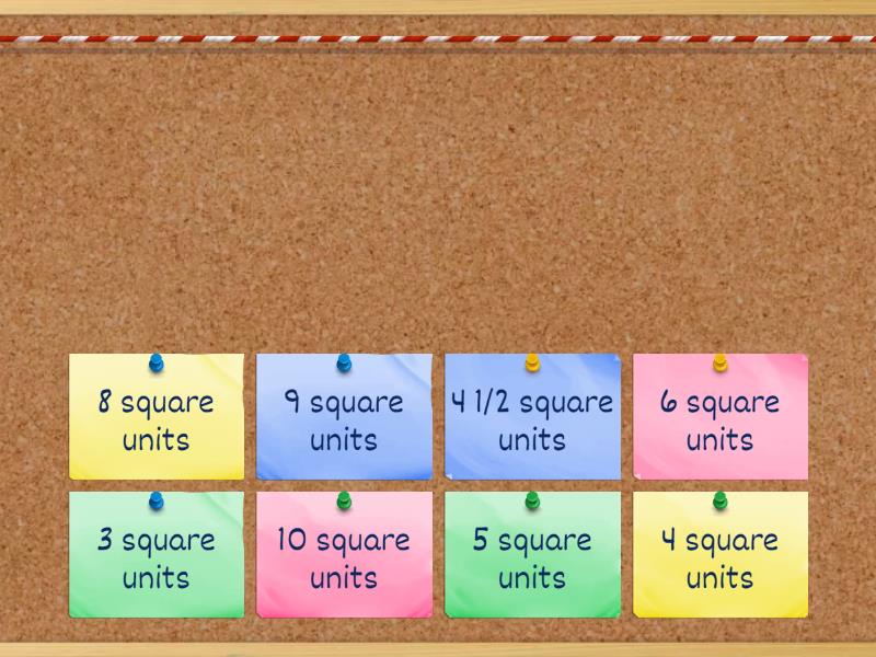 U6M2_Find the Area Using Square Units - Find the match