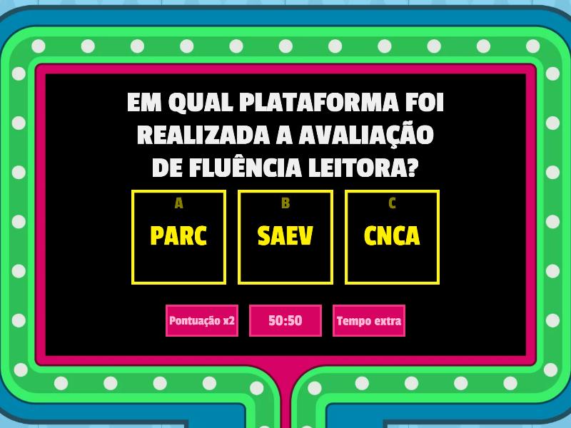 PLATAFORMAS PARC, CNCA e SAEV - Game show de TV