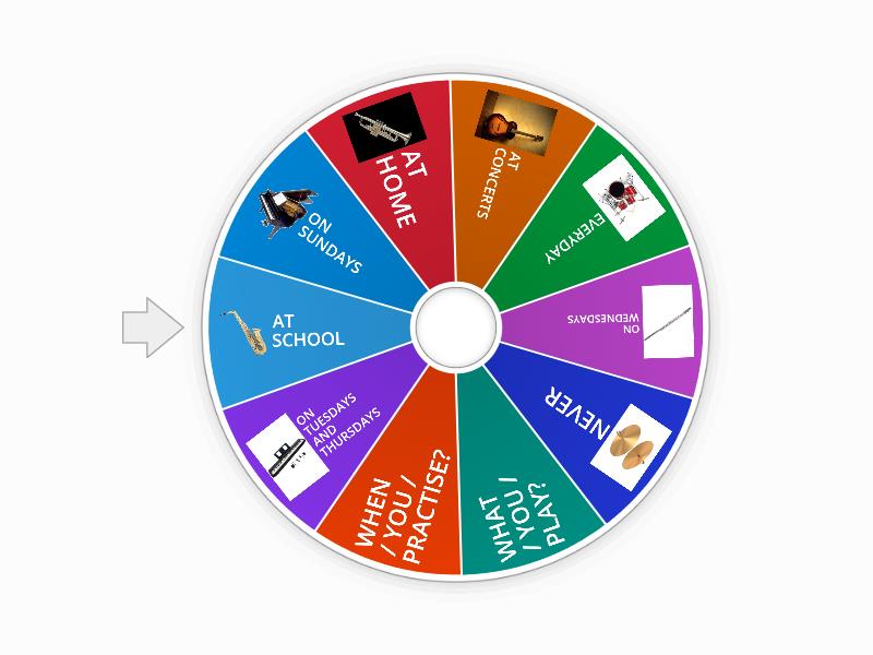 INSTRUMENTS - Spin the wheel