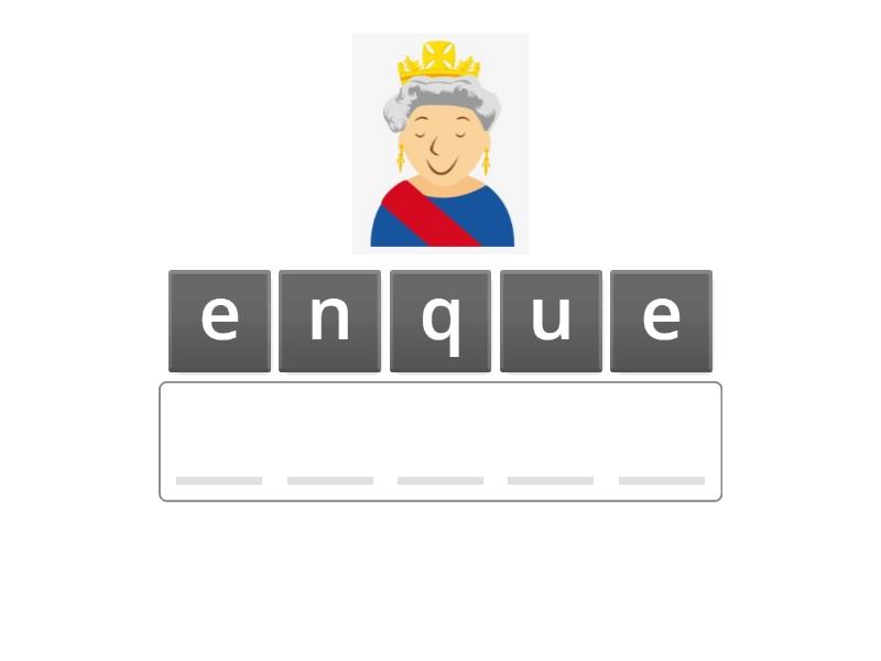 No queen today - Anagram