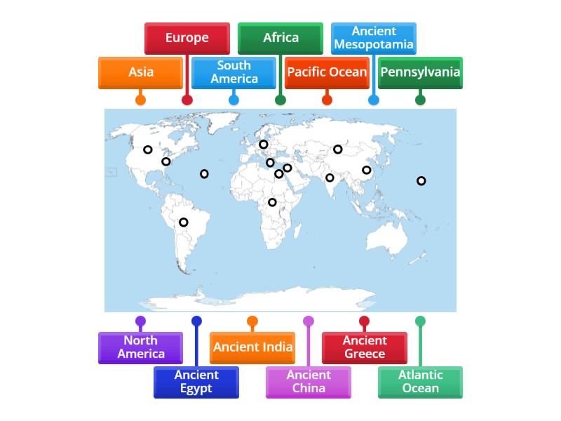 Ancient Civilizations Geography - Labelled diagram