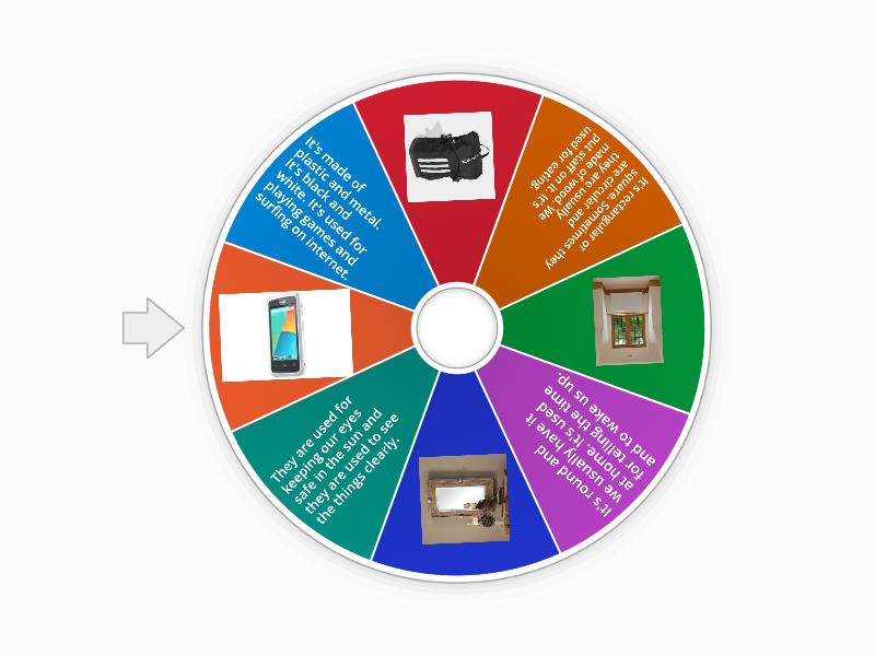 Describing Objects - Spin the wheel