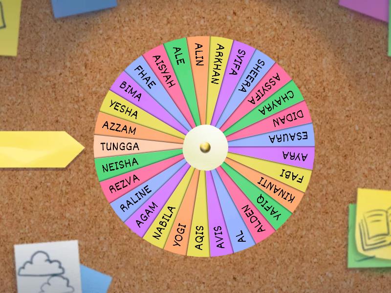 Ayo Menyebutkan Nama Bilangan Matematika - Random wheel