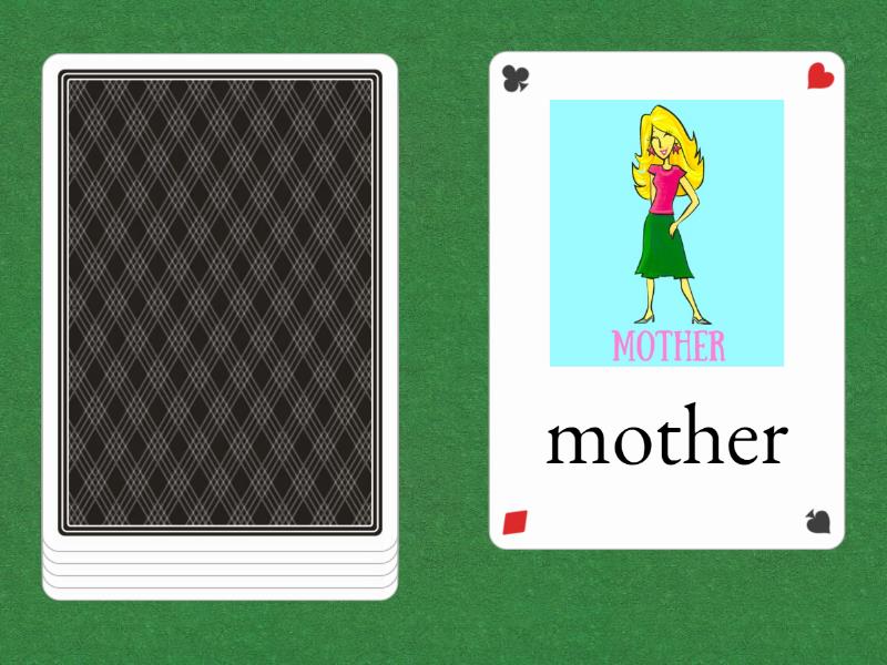 Family - Speaking cards