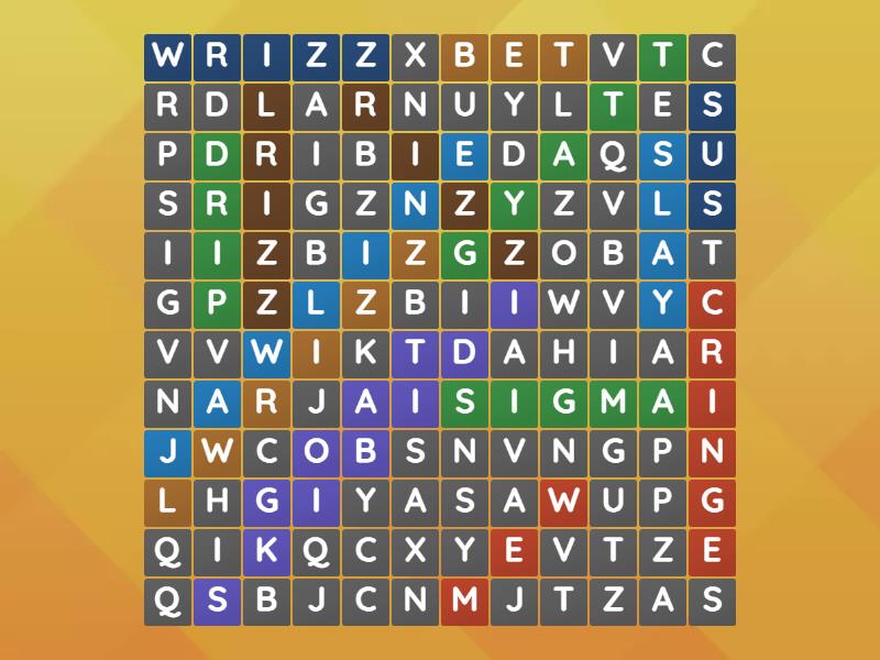 Gen Z - Wordsearch
