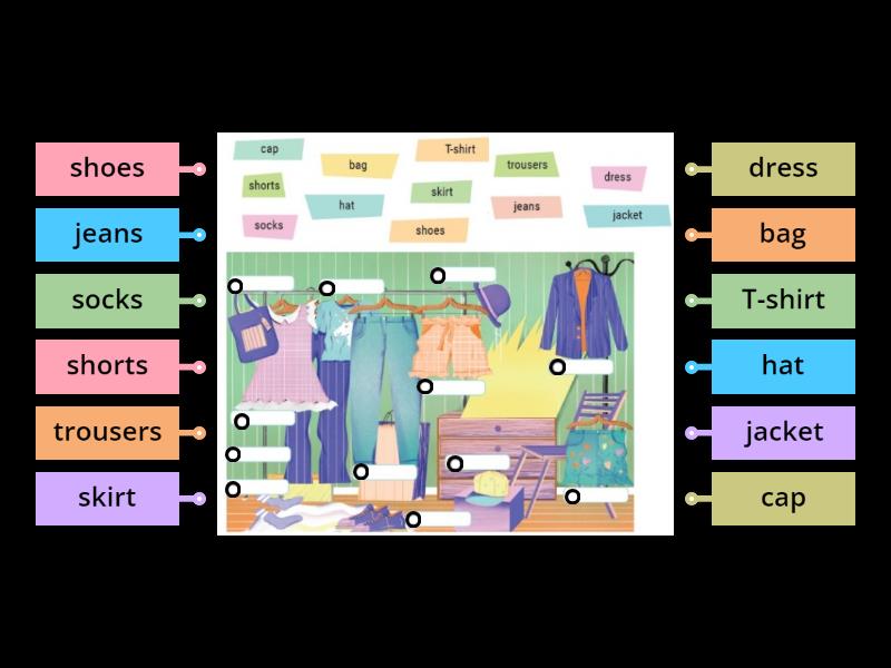 The perfect outfit - Labelled diagram