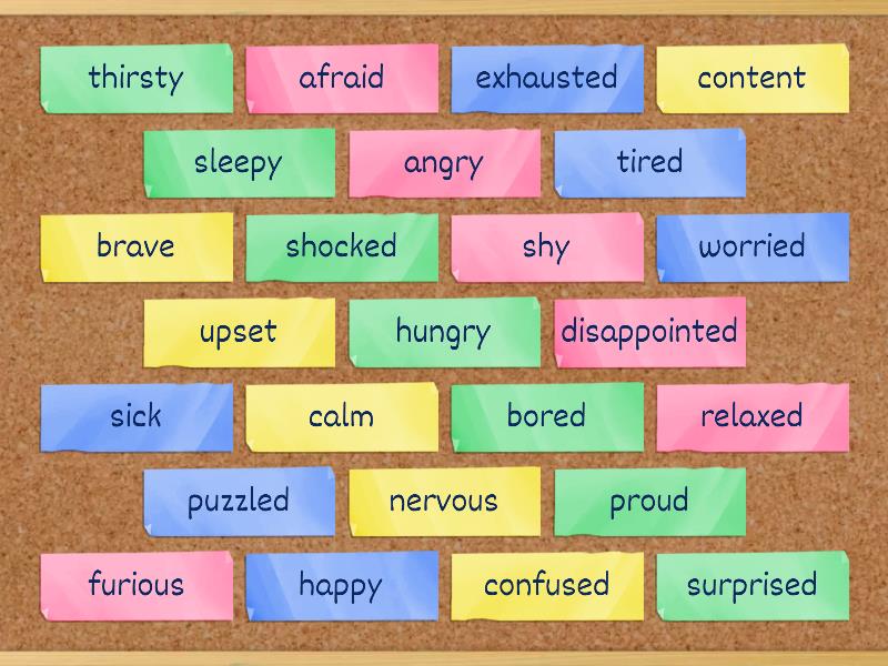 Feelings (hard) flip titles - Flip tiles