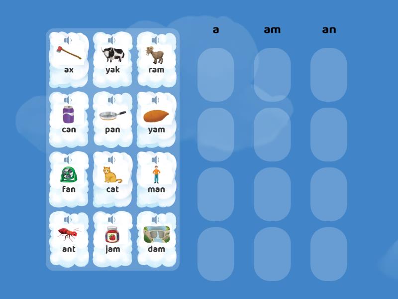 OPW 2 Unit 1 (a,am,an) - Ordenar por grupo