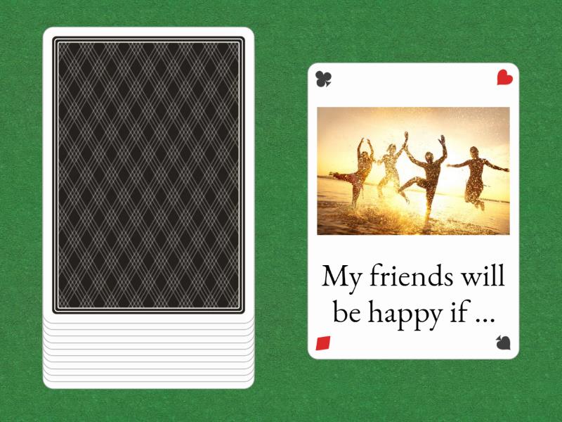 Cards_ First conditional - Speaking cards