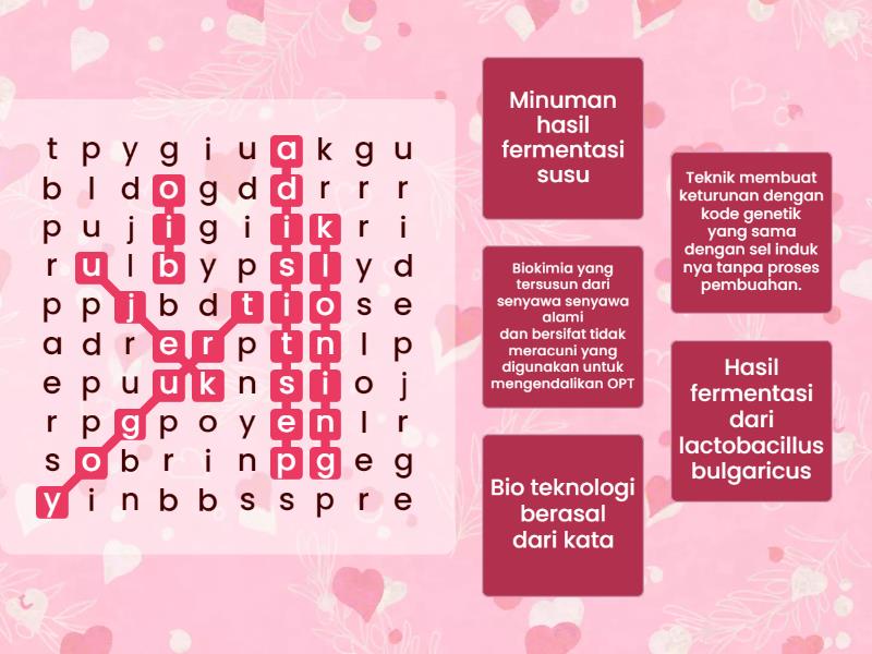 Biology - Wordsearch