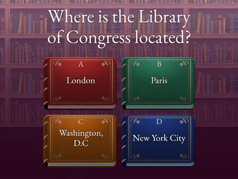 famous libraries - Quiz