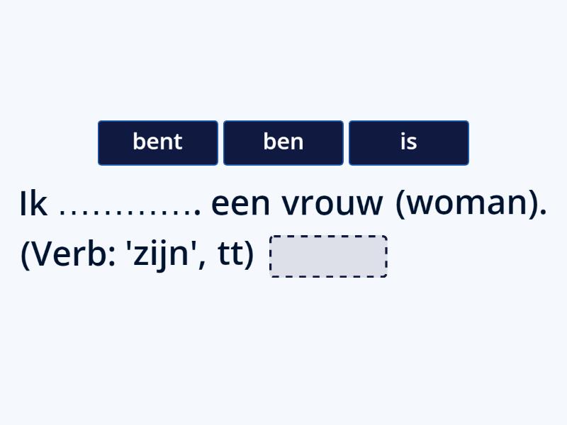 Het werkwoord 'hebben' en 'zijn' / the verb 'to have' and 'to be ...
