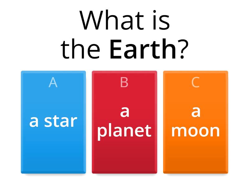 Planet Earth Quiz - Cuestionario