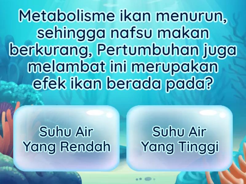Pengaruh Cuaca pada Ikan - Cuestionario Pengaruh Cuaca pada Ikan - Cuestionario