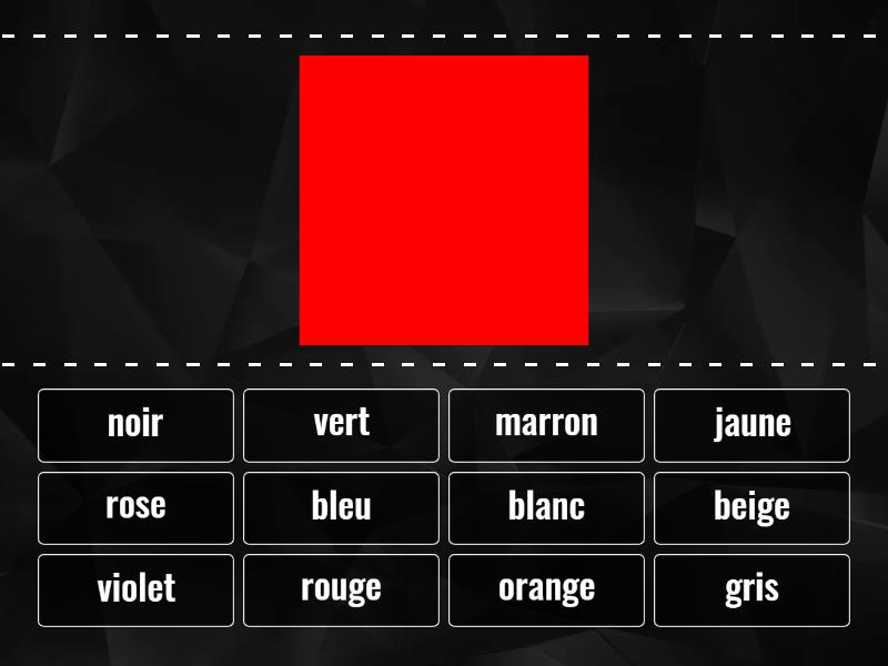 Chemins 1 - Structures 3A.1 - Les couleurs - Cada oveja con su pareja