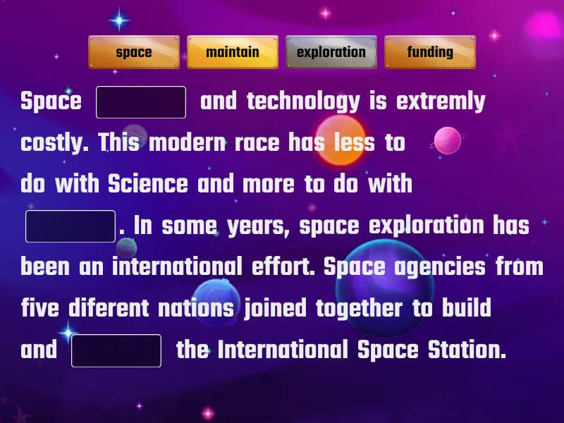 The new moon race -listening activity - Complete the sentence