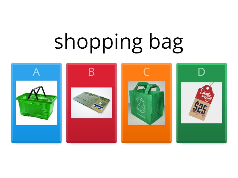 Shopping vocab - Quiz
