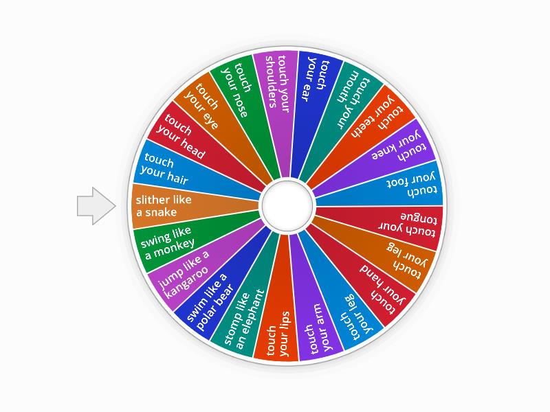 Simon says - Spin the wheel