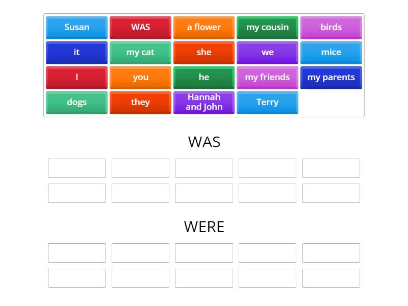Was i were 1 - Group sort